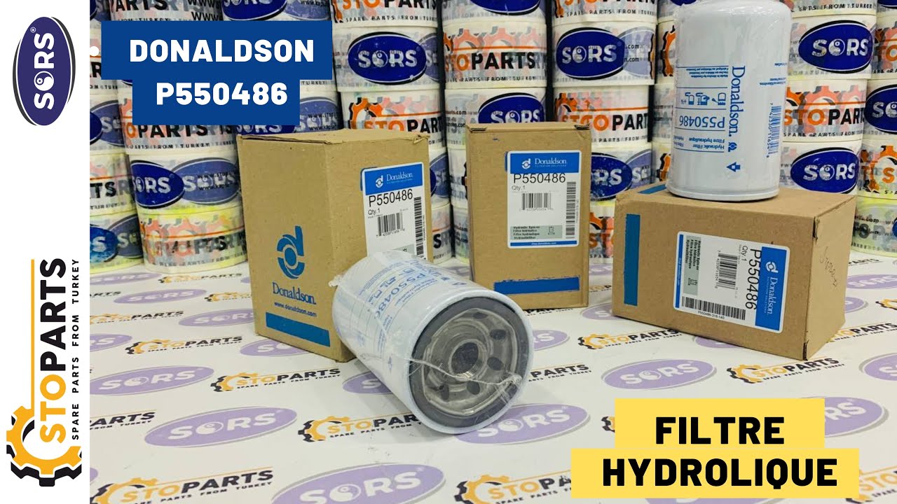 DONALDSON P550486 FILTRE HYDRAULIQUE - YouTube
