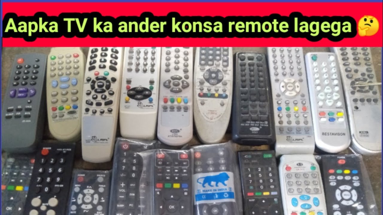 Who to identify Different CRT TV remote. |🤫 (Service mode number ...