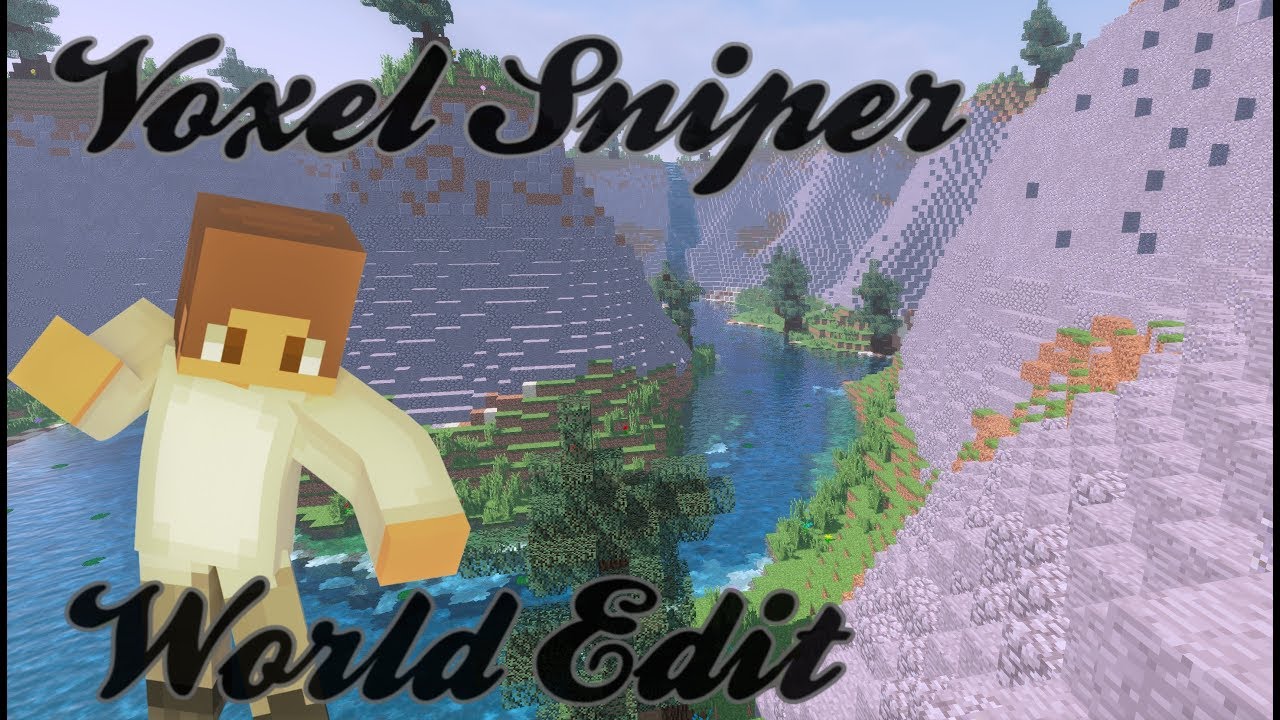 Minecraft how to make Custom terrain. [Voxel Sniper / World Edit] - YouTube