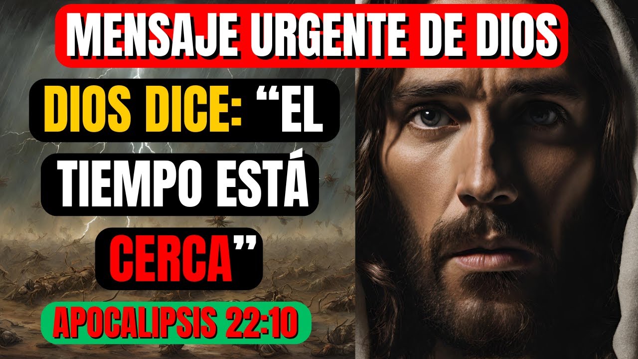 DIOS DICE: "EL TIEMPO ESTÁ CERCA" - MENSAJE DE DIOS PARA TI - YouTube