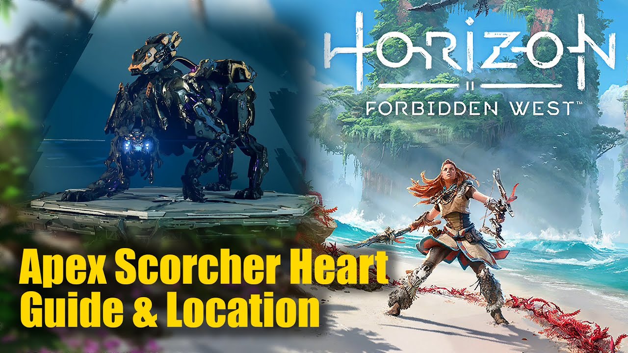 Horizon Forbidden West - Apex Scorcher Heart Resources (Very Rare ...