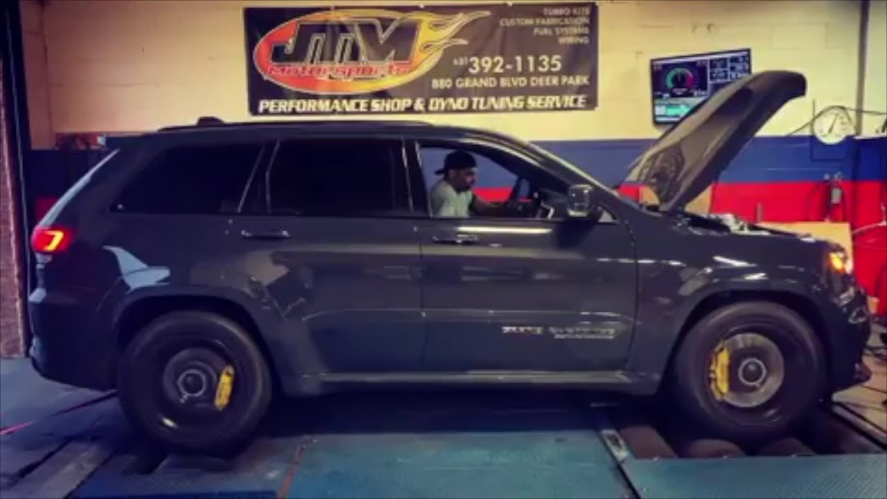 Jeep Trackhawk : Cold Start, Take Off, Dyno Pulls & More Compilation ...