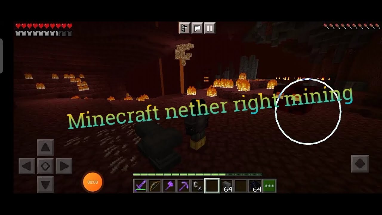 minecraft nether right block house - YouTube