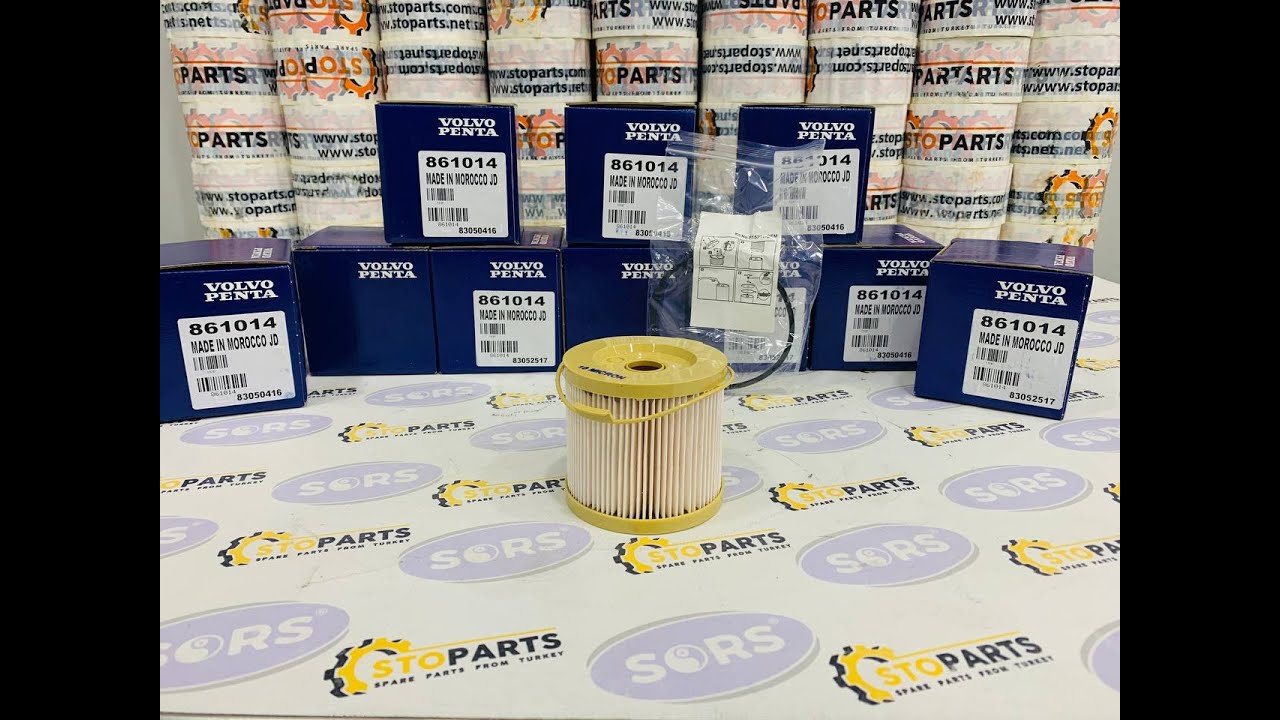 FUEL INSERT FILTER 861014 FOR VOLVO PENTA (GENUINE) - YouTube