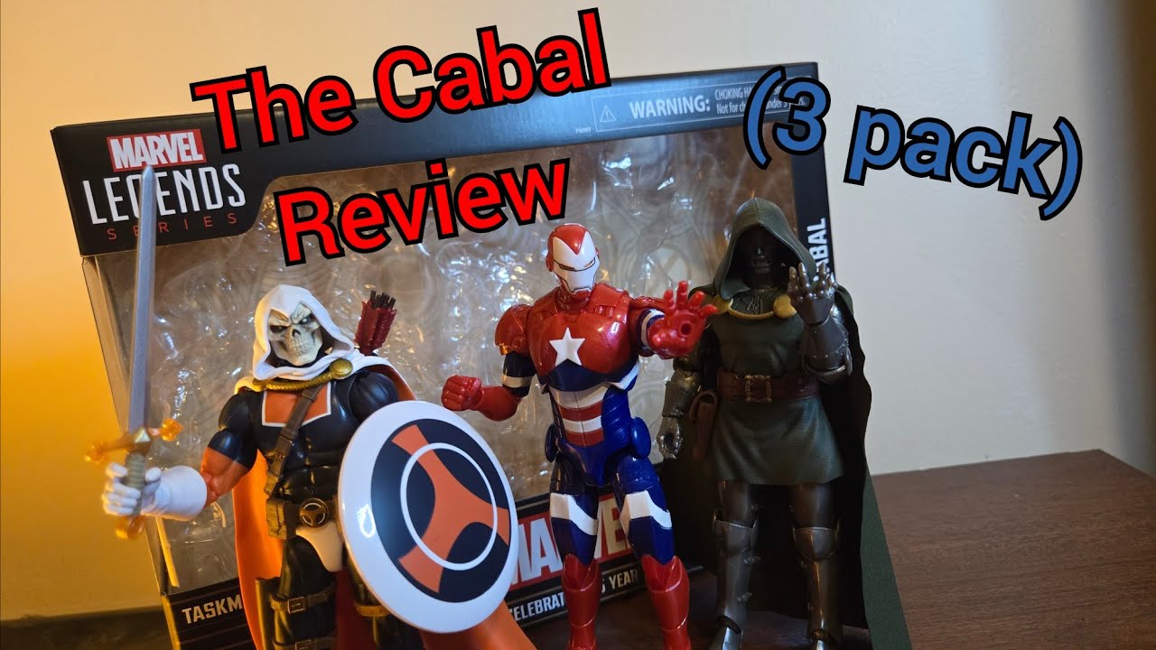Marvel legends Taskmaster, Iron patriot, and Dr Doom 3 pack review (The ...