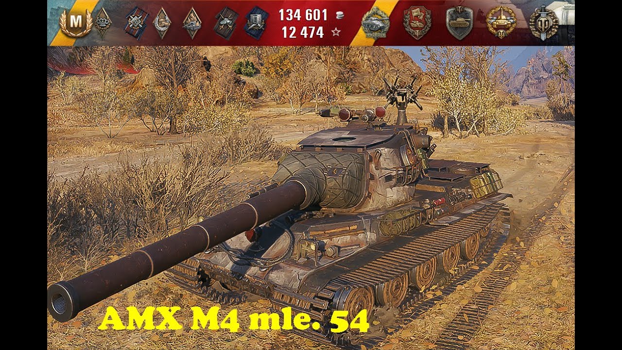 AMX M4 mle. 54 - World of Tanks UZ Gaming - YouTube