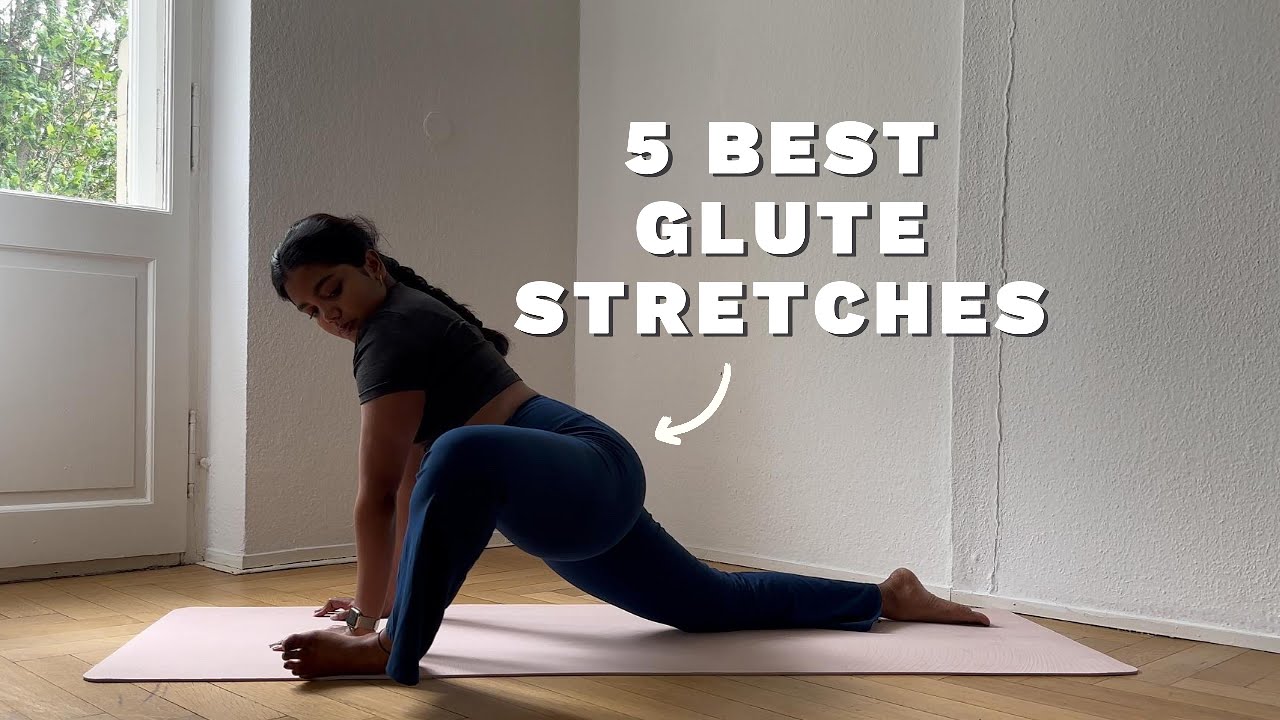 10 MIN GLUTE STRETCHES | Relieve Tension & Improve Flexibility - YouTube