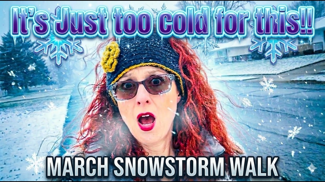Snowing AGAIN in March?! ️ Drive With Me + Walk & Talk | Health Update ...