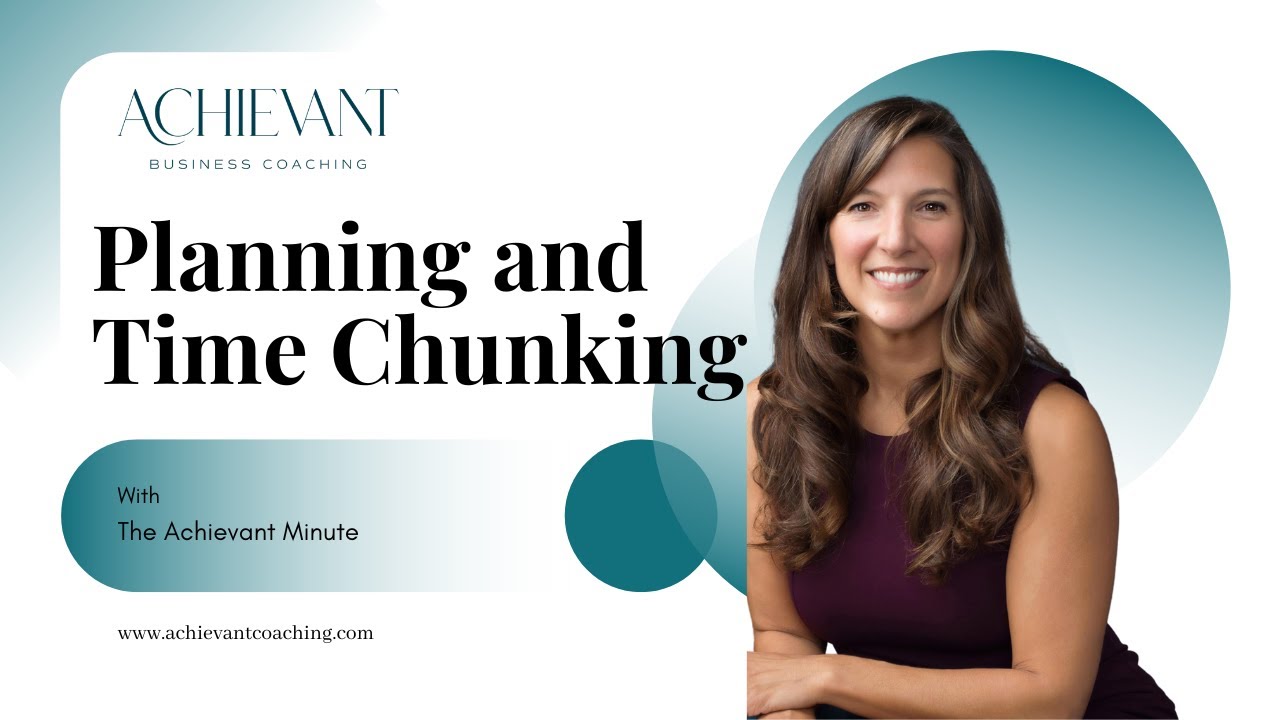 Planning and Time Chunking - YouTube