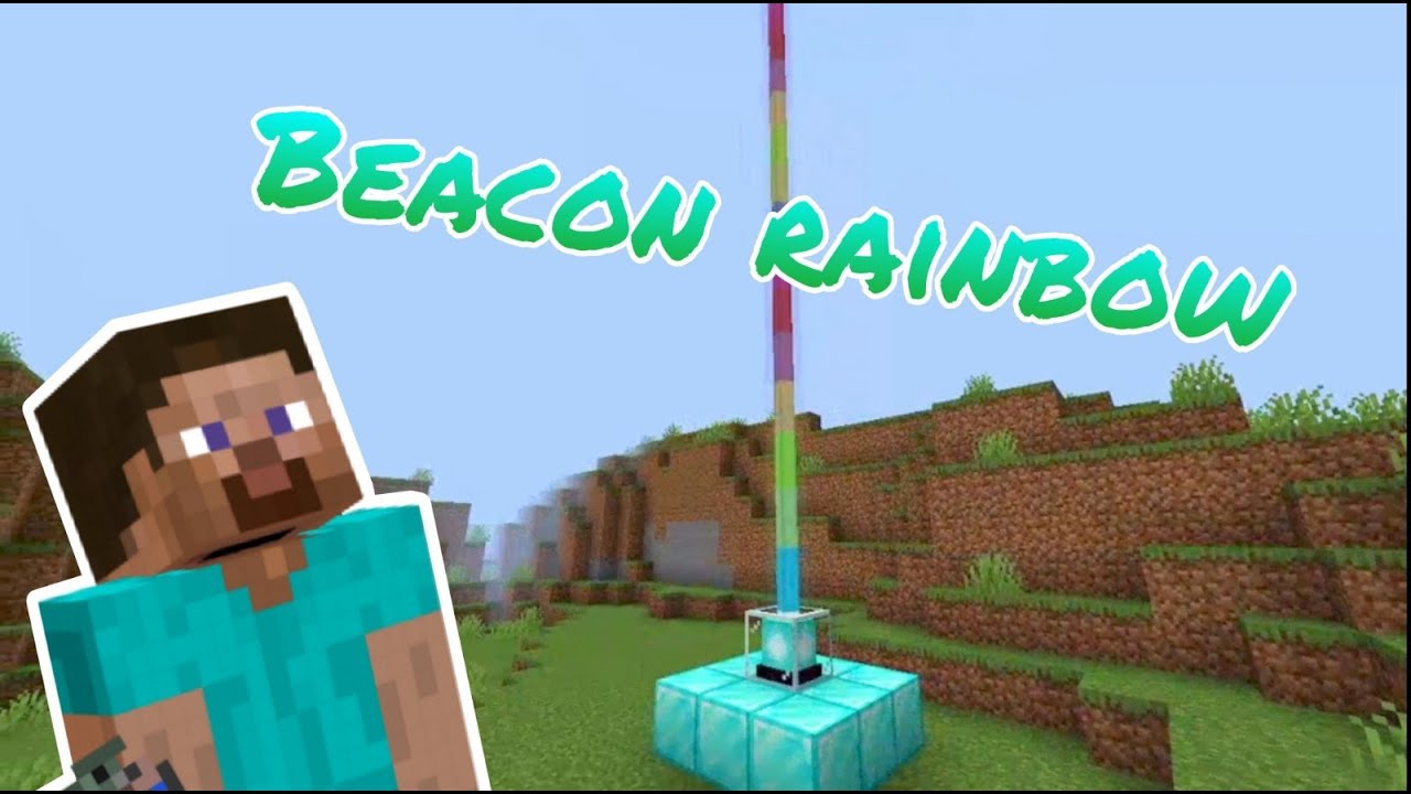 Minecraft: beacon rainbow - YouTube