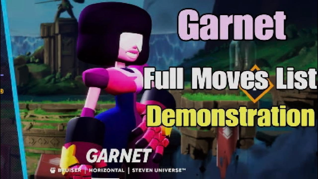 Multiversus Garnet Full Moves List Demonstration - YouTube