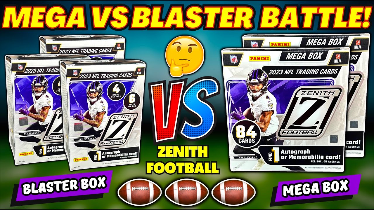 *CASE HIT PULL!🔥 ZENITH FOOTBALL BLASTER VS MEGA BOX BATTLE!🏈 - YouTube