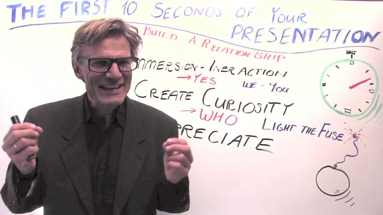 The first 10 seconds of your presentation Part 2 - YouTube