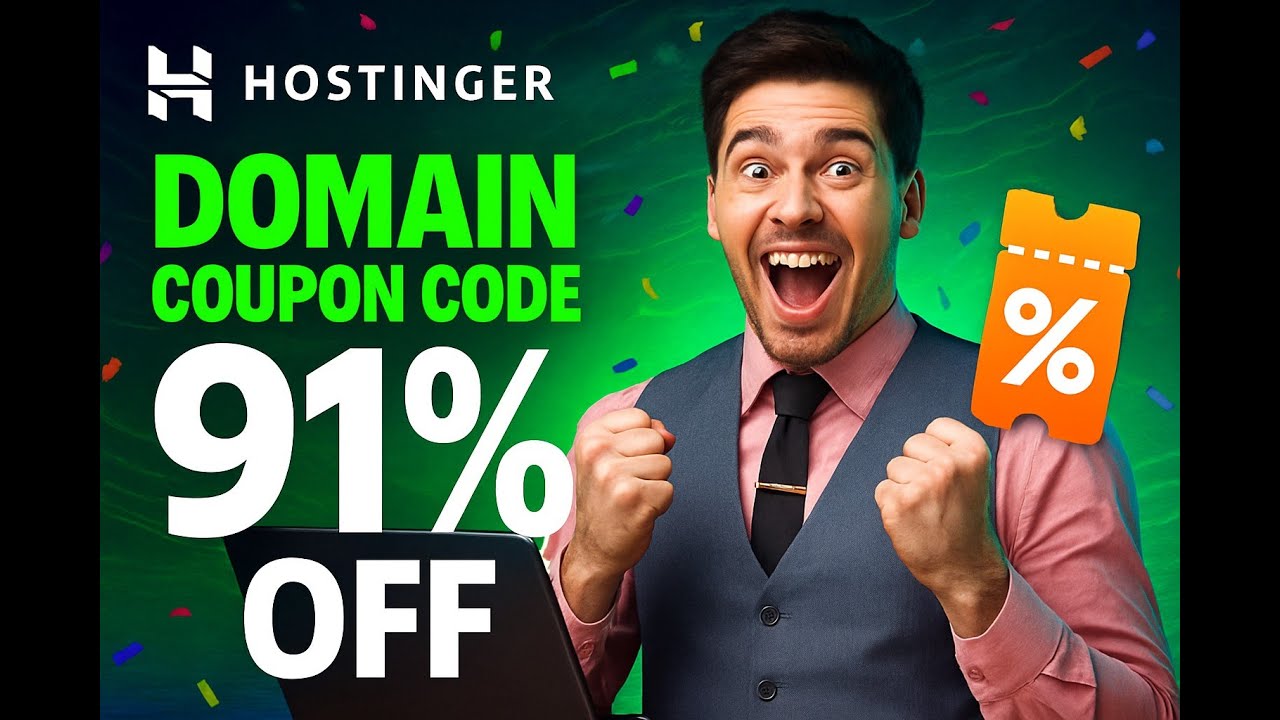 Hostinger Domain Coupon Code 2025 - 91% Coupon Code Black Friday Double ...