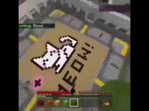 minecraft build battle cat - YouTube