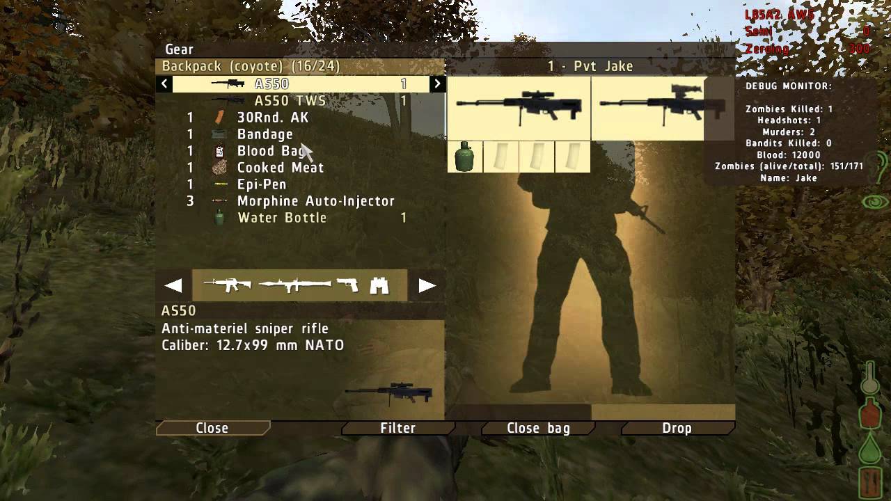 [DayZ] Killed a hacker. AS50 TWS? - YouTube