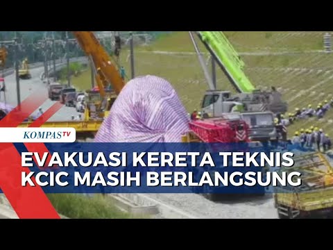 Kecelakaan Kereta Teknis Proyek KCIC, Kegiatan Pembangunan Akan Dihentikan Sementara!