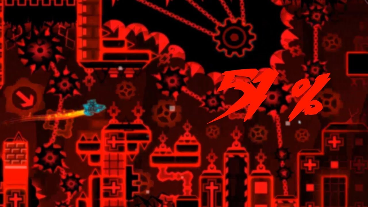 Geometry Dash | Yatagarasu 51% | Progress # 3 | I clicked to late ...