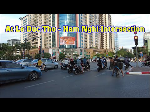 Vietnamese Traffic|| Car Runs Red Light At Le Duc Tho - Ham Nghi ...