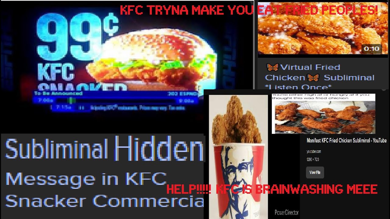 ytp subliminal chicken : POTENTIAL EVIL SUBLIMINAL MESSAGING IN UR ...
