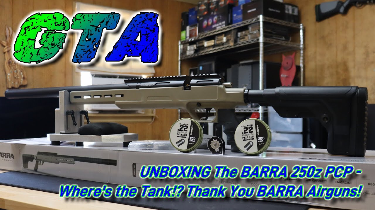 UNBOXING the BARRA 250z Regulated PCP - Hey guys, WHERE’S THE TANK ...