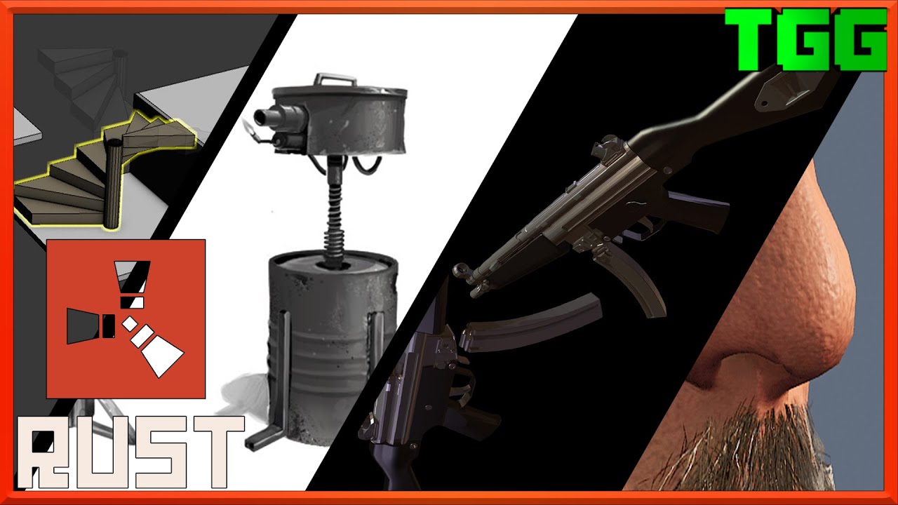 Rust What's Coming | Mp5, Hair, Flame Turret, & Vending Machine #38 ...