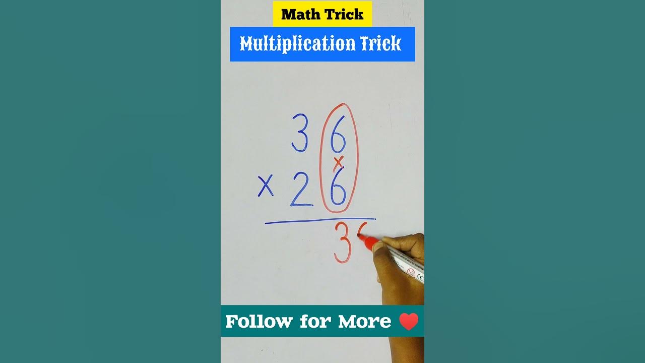 Vedic math/ Multiplication Trick #shorts - YouTube