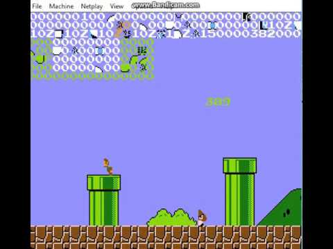 Super Mario Bros (NES) corruption - YouTube