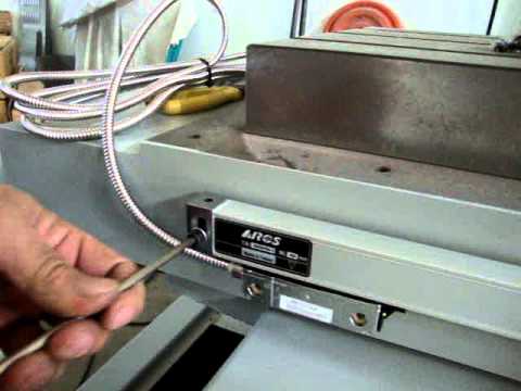 Install linear scale.MPG - YouTube