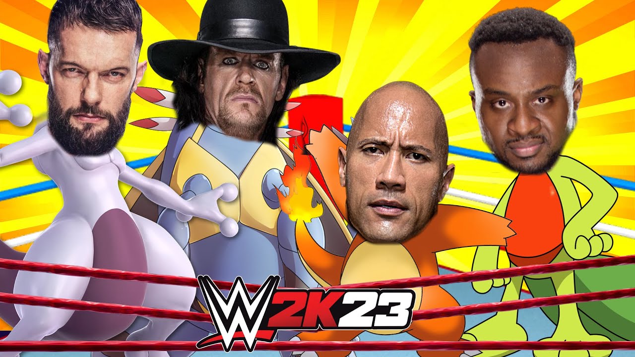 WWE Superstars wants to be POKEMON in WWE 2K23 Royal Rumble - YouTube