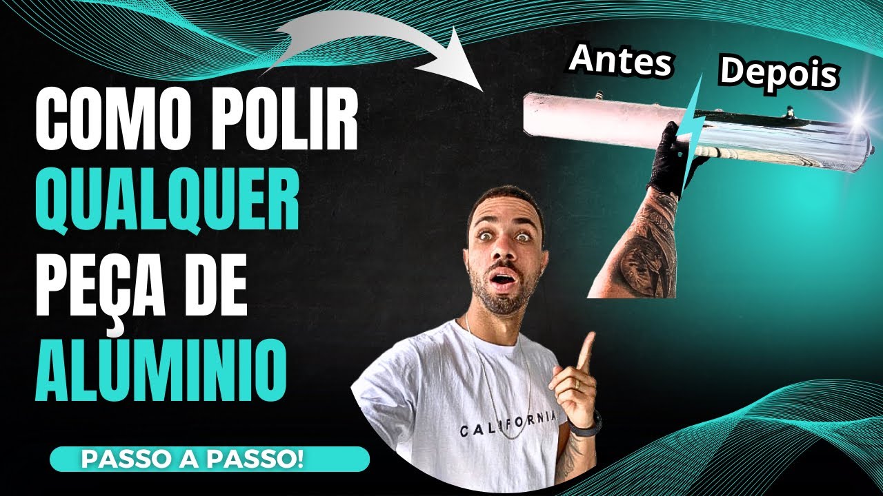 COMO POLIR ALUMÍNIO DEIXANDO COMO SE FOSSE CROMADO - YouTube