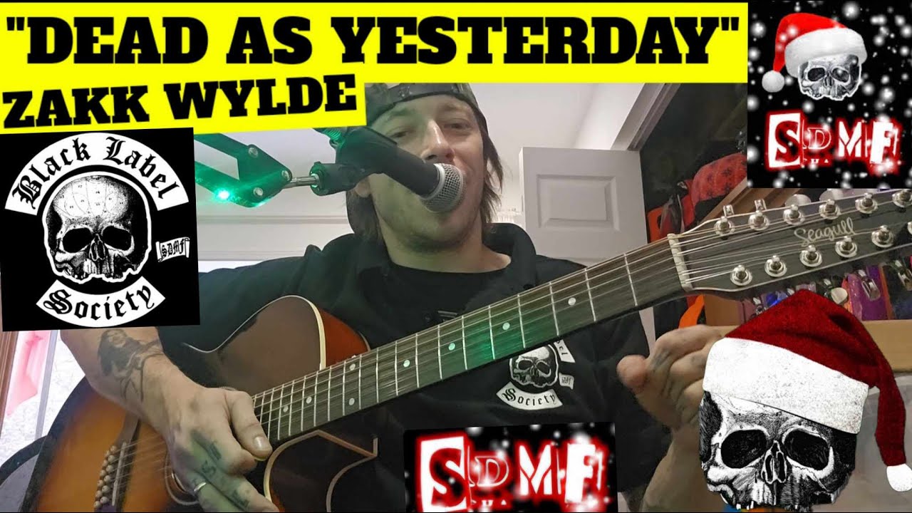 ''DEAD AS YESTERDAY'' - Zakk Wylde Cover by: Mike Beaudin - YouTube