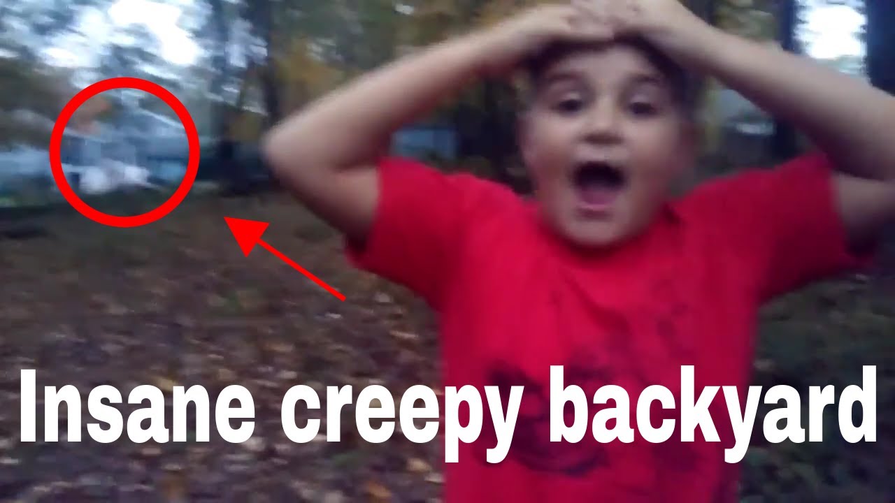 Insane scary backyard warning dont watch after midnight - YouTube