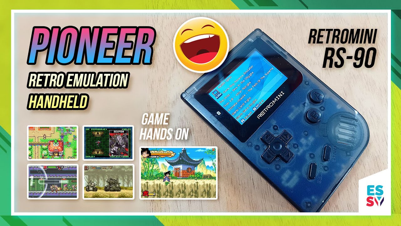 2023 Retromini RS90 Hands-On GBA + OpenDingux - YouTube