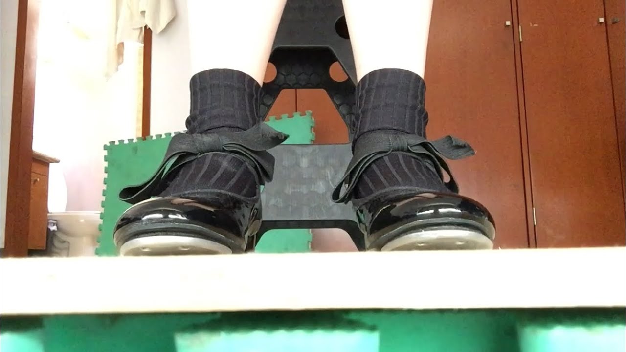 Tapping With Black Socks 2 (Shiny Tap Shoes) - YouTube