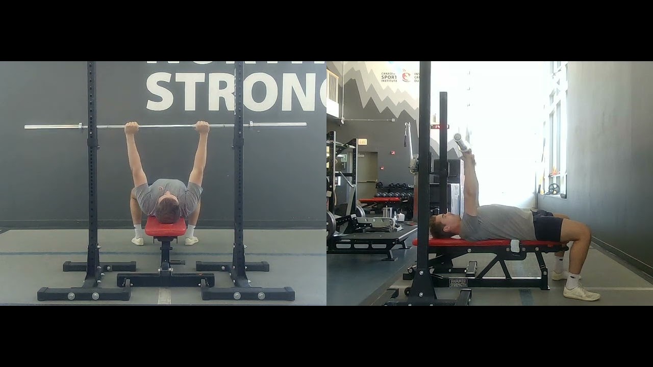 Bench Press w/ BB (Narrow Grip) - YouTube