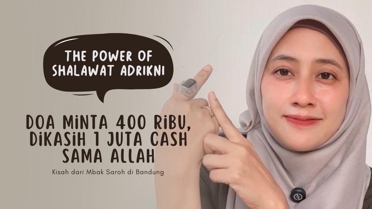 DOA MINTA 400 RIBU, ALLAH KASIH CASH 1 JUTA TANPA RIBA !! THE POWER OF ...
