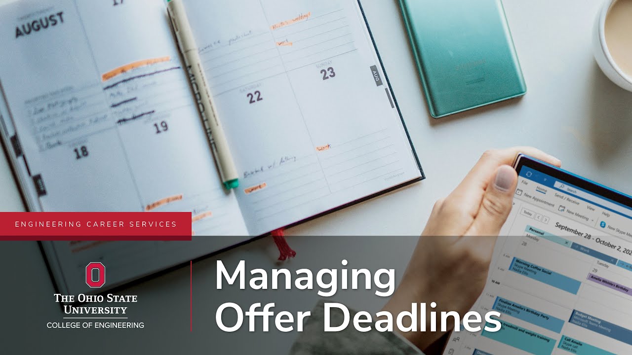 Offers: Managing Offer Deadlines - YouTube