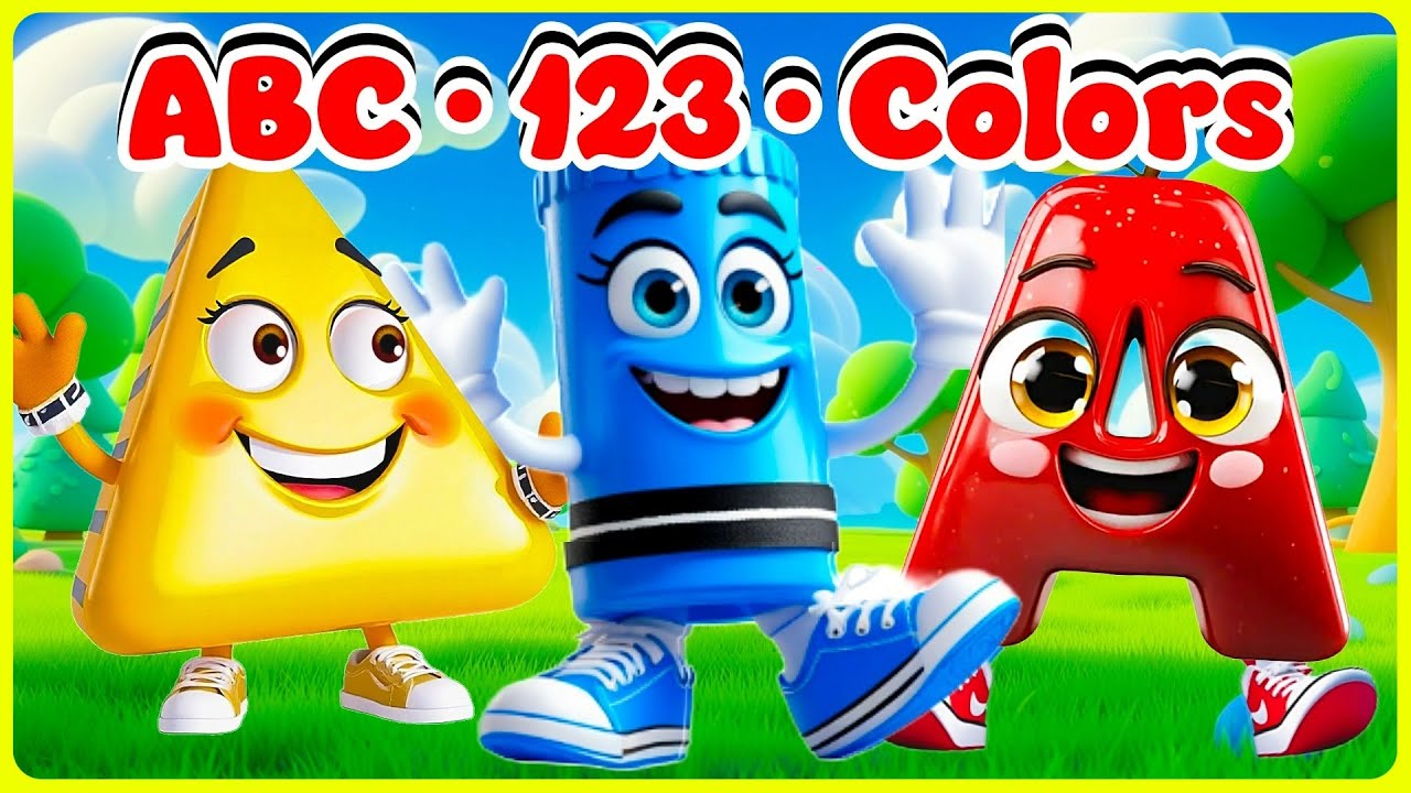 ABC Song + Colors + Counting 1–10 🎨 30 Min Nursery Rhymes Compilation ...