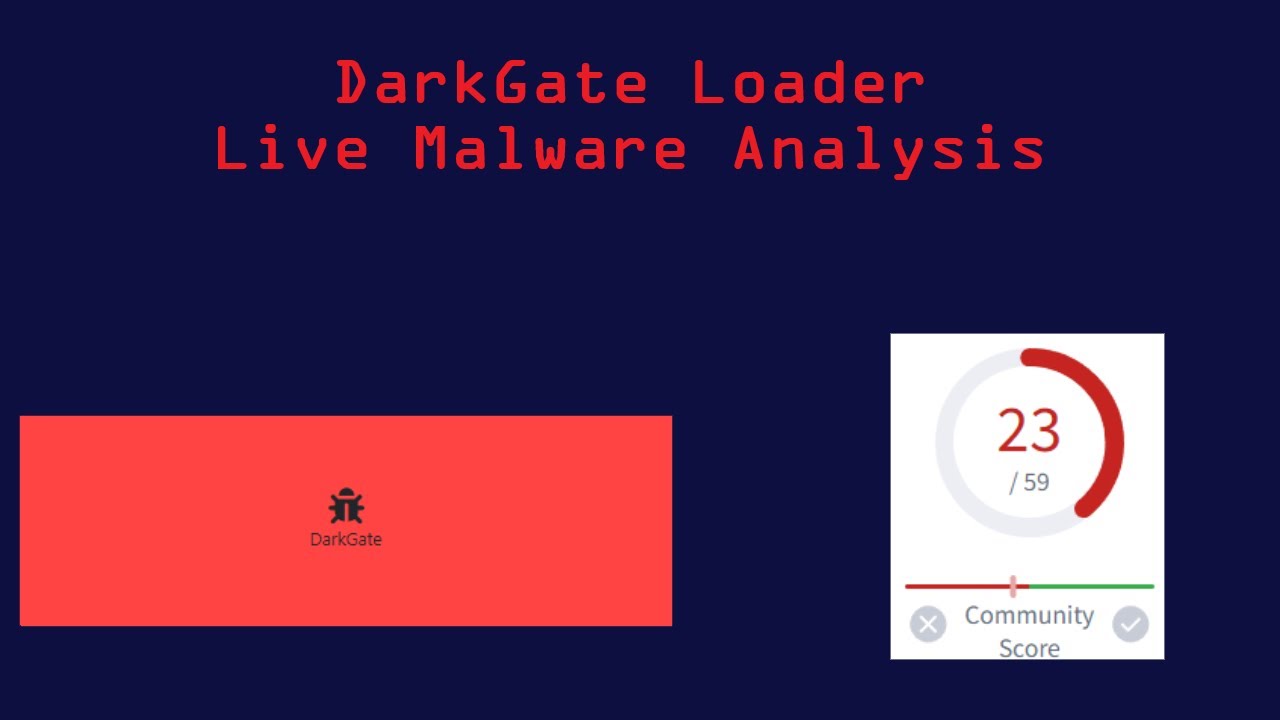 DarkGate Loader - Live Malware Analysis - YouTube