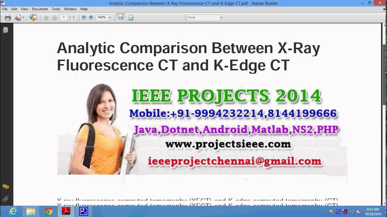 Analytic Comparison Between X Ray Fluorescence CT and K Edge CT - YouTube