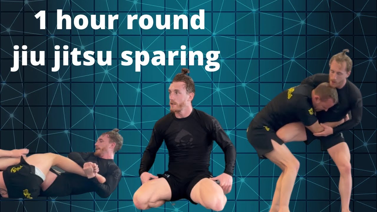 1 hour straight jiu jitsu spar | Rolling with 4 stripe brown belt | Pro ...