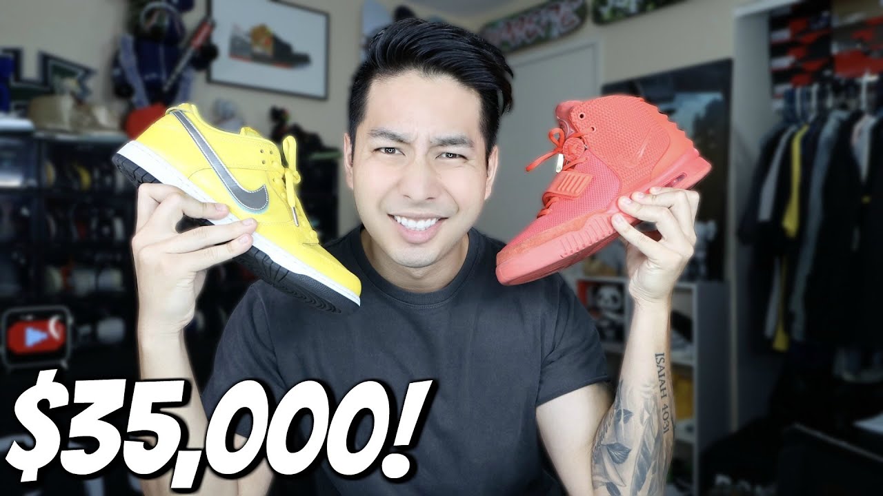 Top 5 Most Expensive Grails In My Sneaker Collection! (Over $35,000 ...