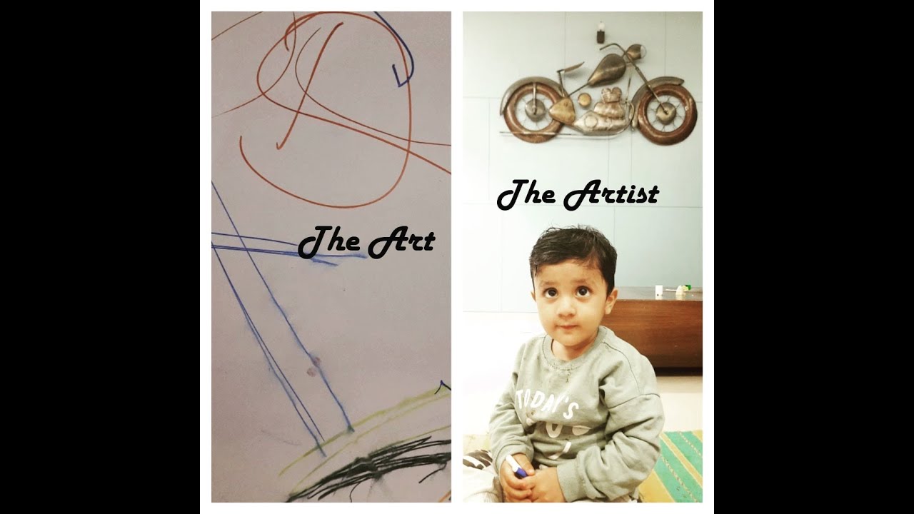 Scribbling activity for toddlers | Toddler Activity you can do at home ...