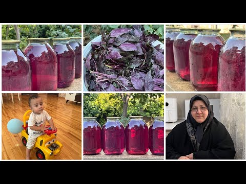 QIŞLIQ REYHAN KOMPOTU.REYHAN KOMPOTUNUN HAZIRLANMASI.MUHƏRRƏM AYI HAQQINDA.