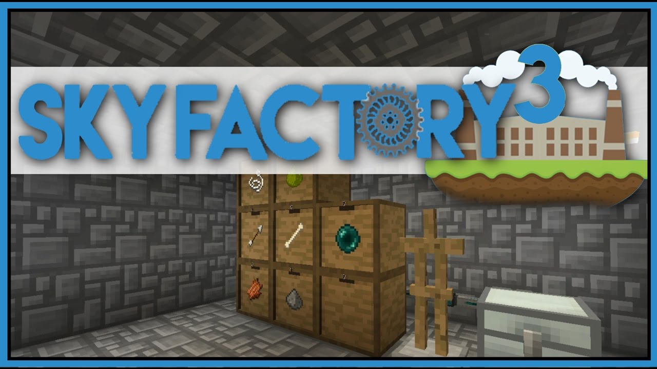 Mob Farm Sorting - Minecraft Skyfactory 3 - Ep 19 [Let's Play Sky ...