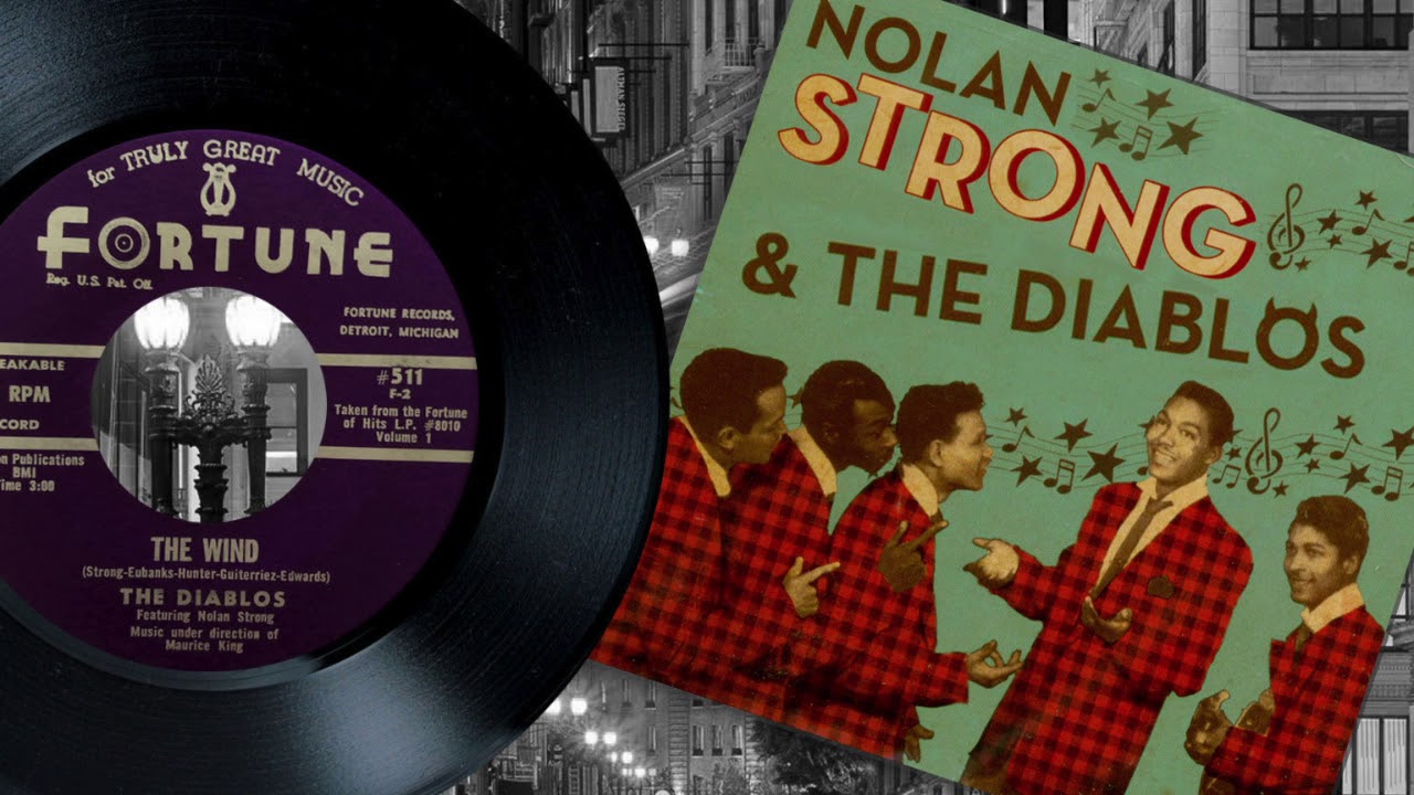 Nolan Strong & The Diablos ~ The Wind (1954) - YouTube