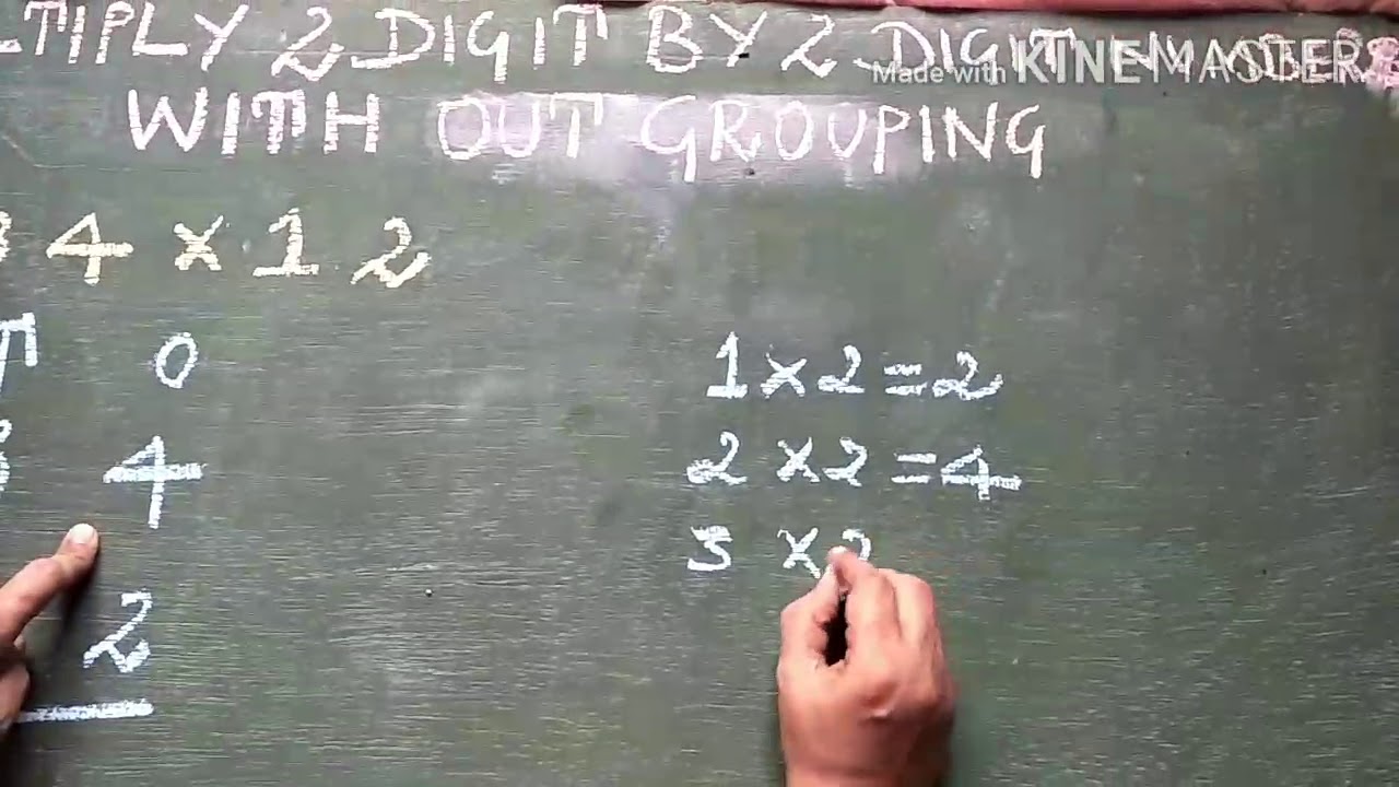 Multiplication Vedic method 2 digit by 2 digit - YouTube