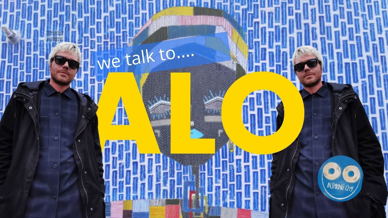 ALO the artist with his own brand of street art expressionism - YouTube