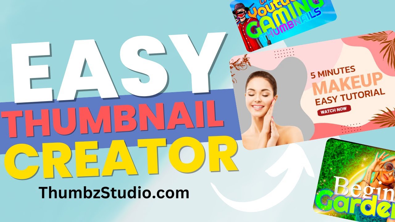 Easy Beauty & Makeup YouTube Thumbnail Creator Tool For YouTube ...